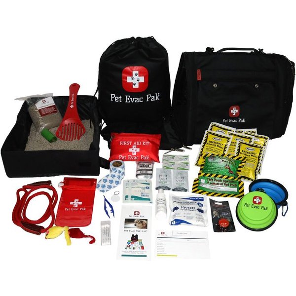 PET EVAC PAK Ultimate Cat Pak Pet Emergency Kit & Carrier - Chewy.com
