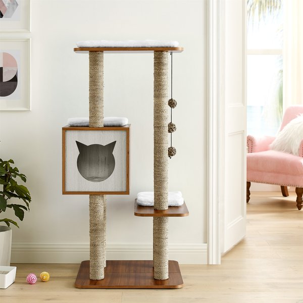 Temporarily Unavailable - SWEET BARKS 48-in Rope Cat Tree & Condo ...