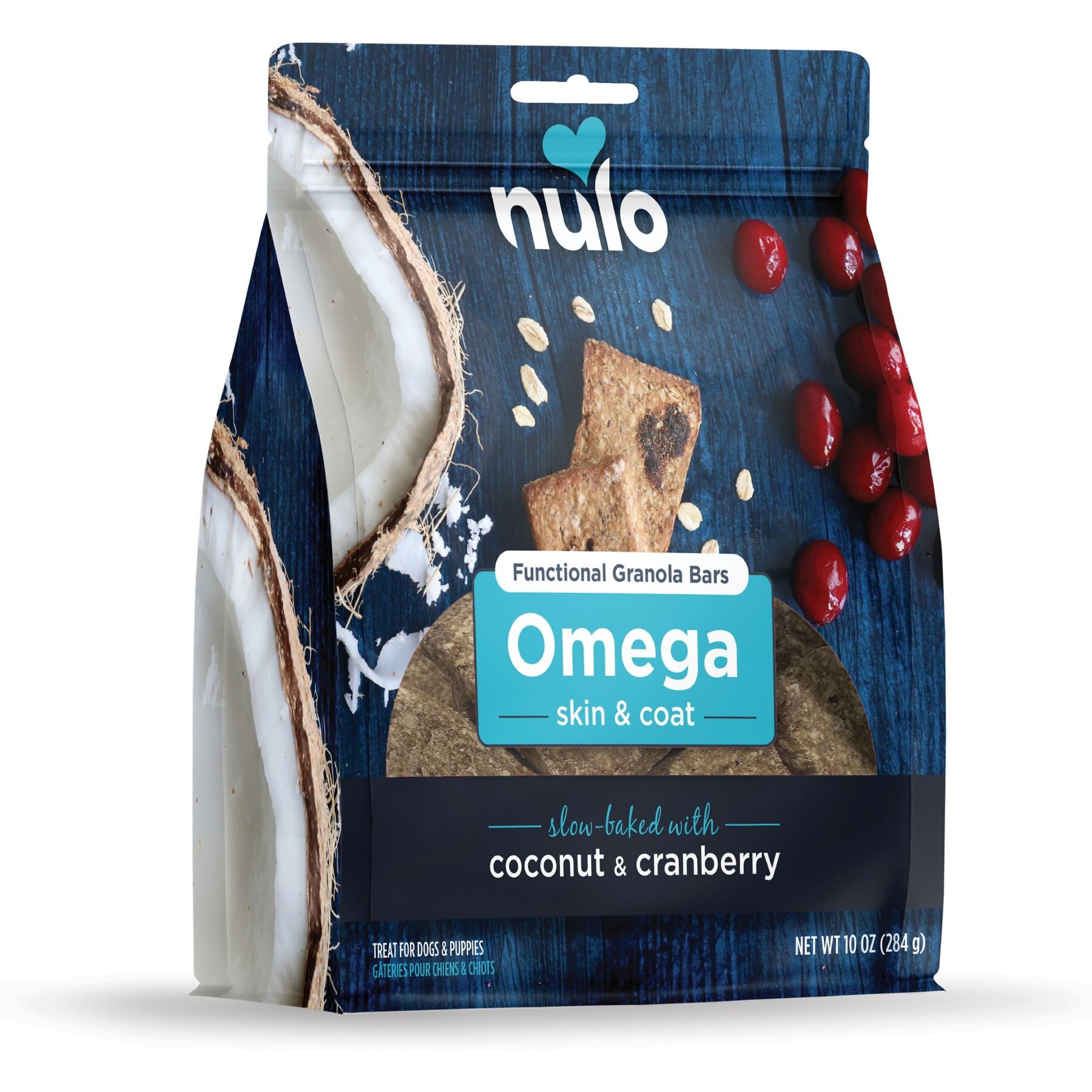 NULO Functional Granola Omega Dog Treats, 10-oz bag - Chewy.com