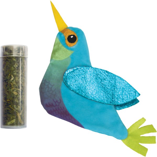 OURPETS Play-N-Squeak Narwhal Cat Toy, Small - Chewy.com