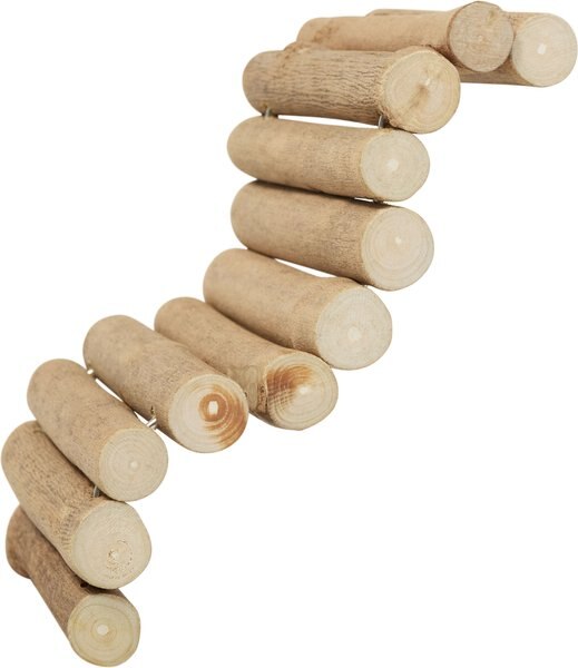 FRISCO Wooden Bridge Small Pet Hideout, Small - Chewy.com