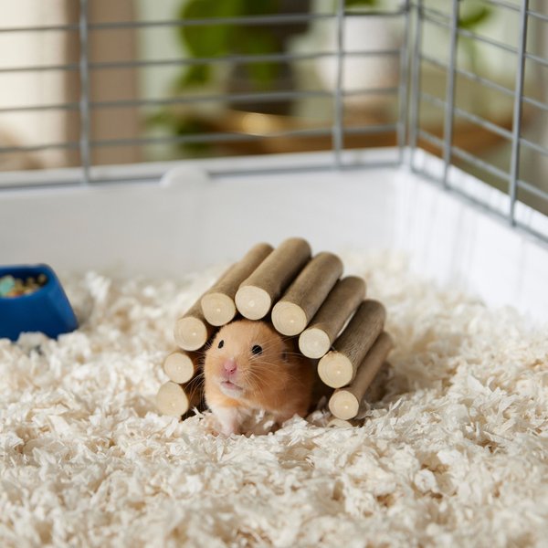 FRISCO Wooden Bridge Small Pet Hideout, Small - Chewy.com