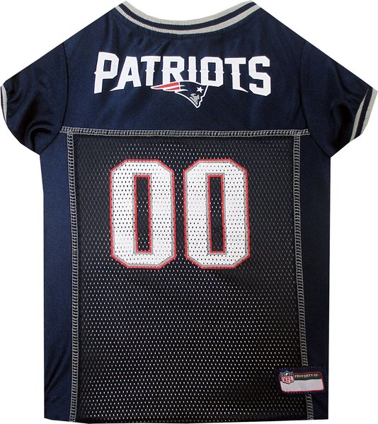 Discontinued - PETS FIRST NFL Dog & Cat Mesh Jersey, New England ...