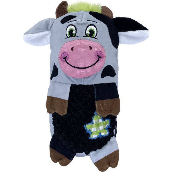 KONG Barnyard Cruncheez Cow Dog Toy, Large - Chewy.com