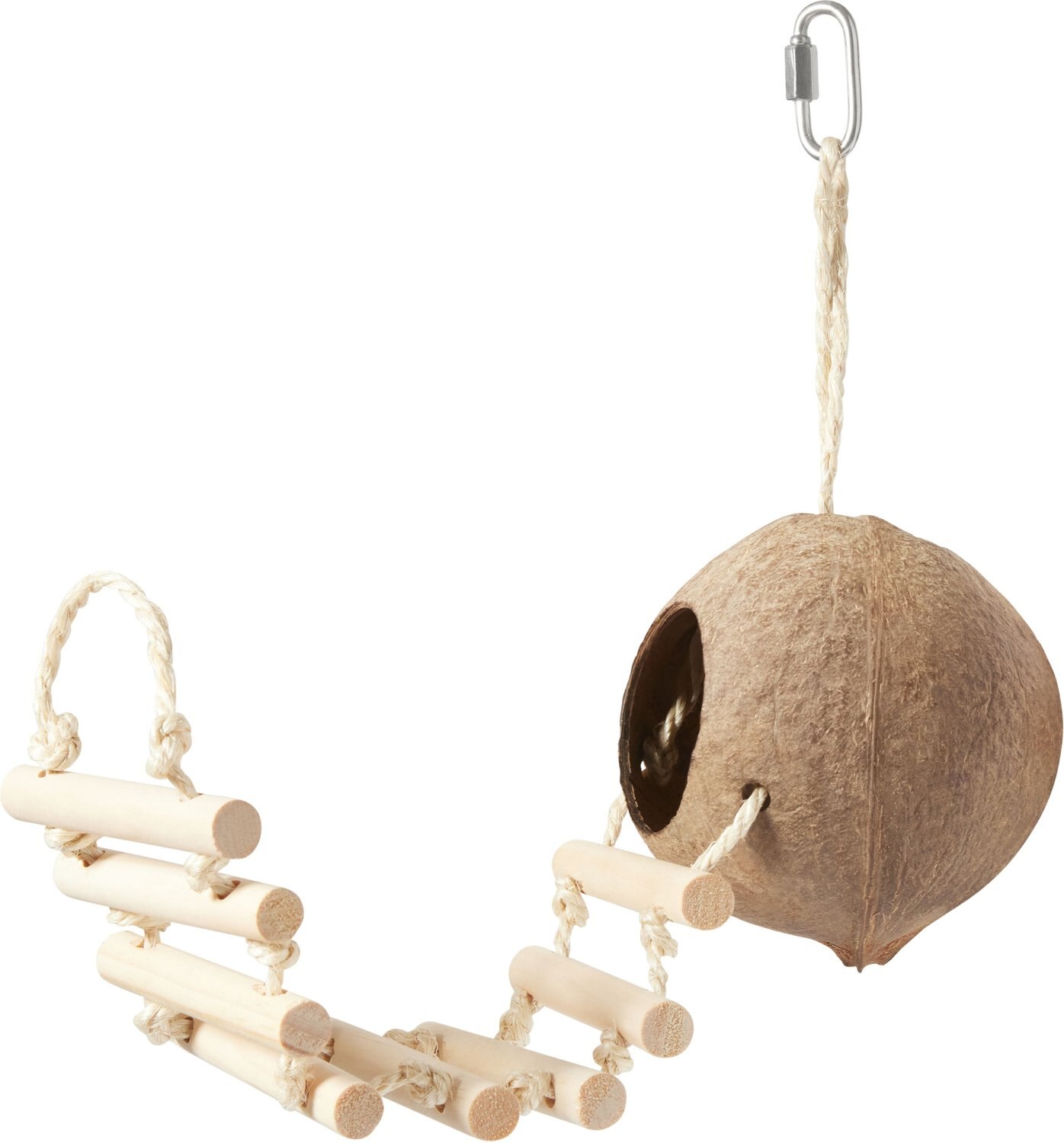 FRISCO Up The Ladder Coco Bird Hut - Chewy.com