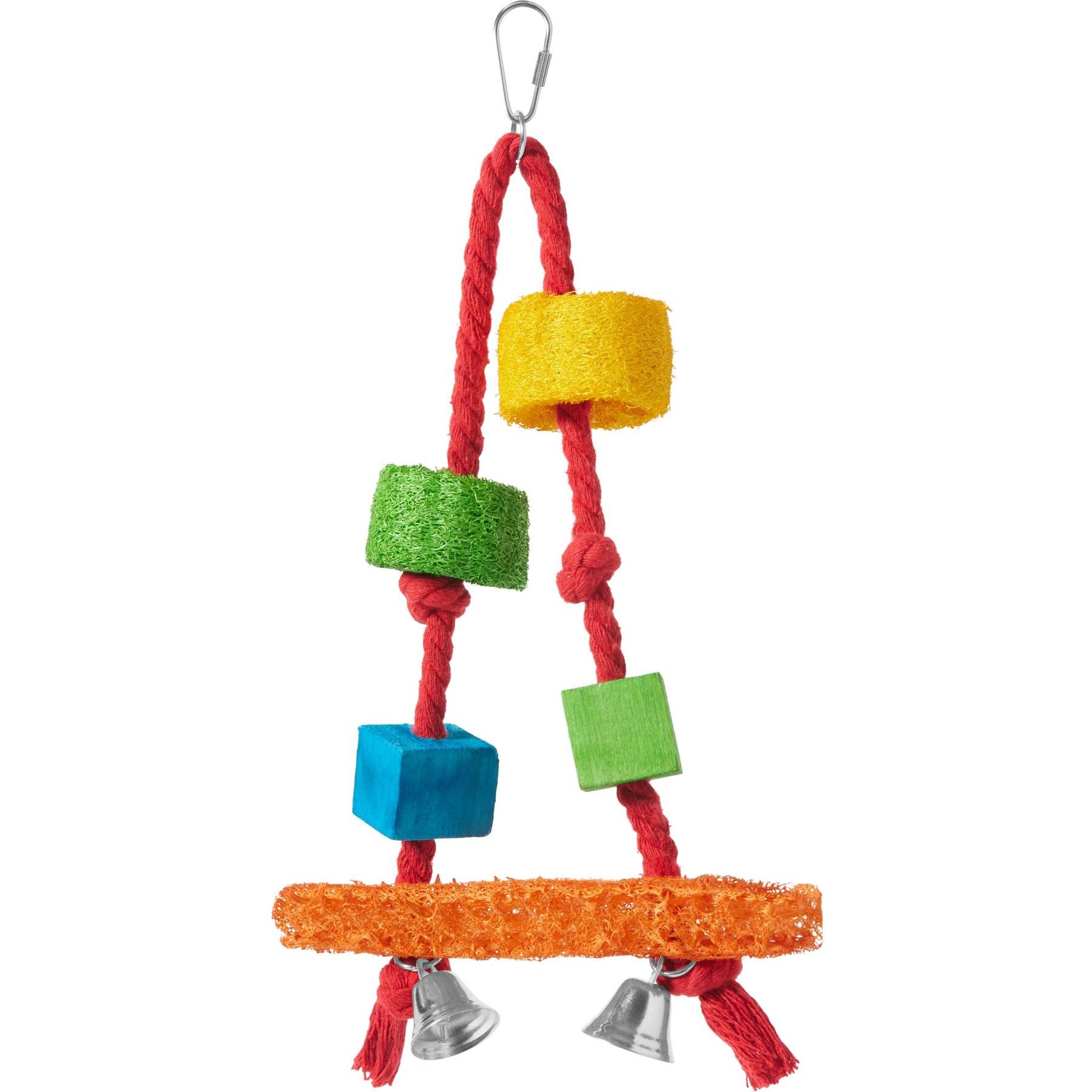FRISCO Loofah Swing Bird Toy - Chewy.com