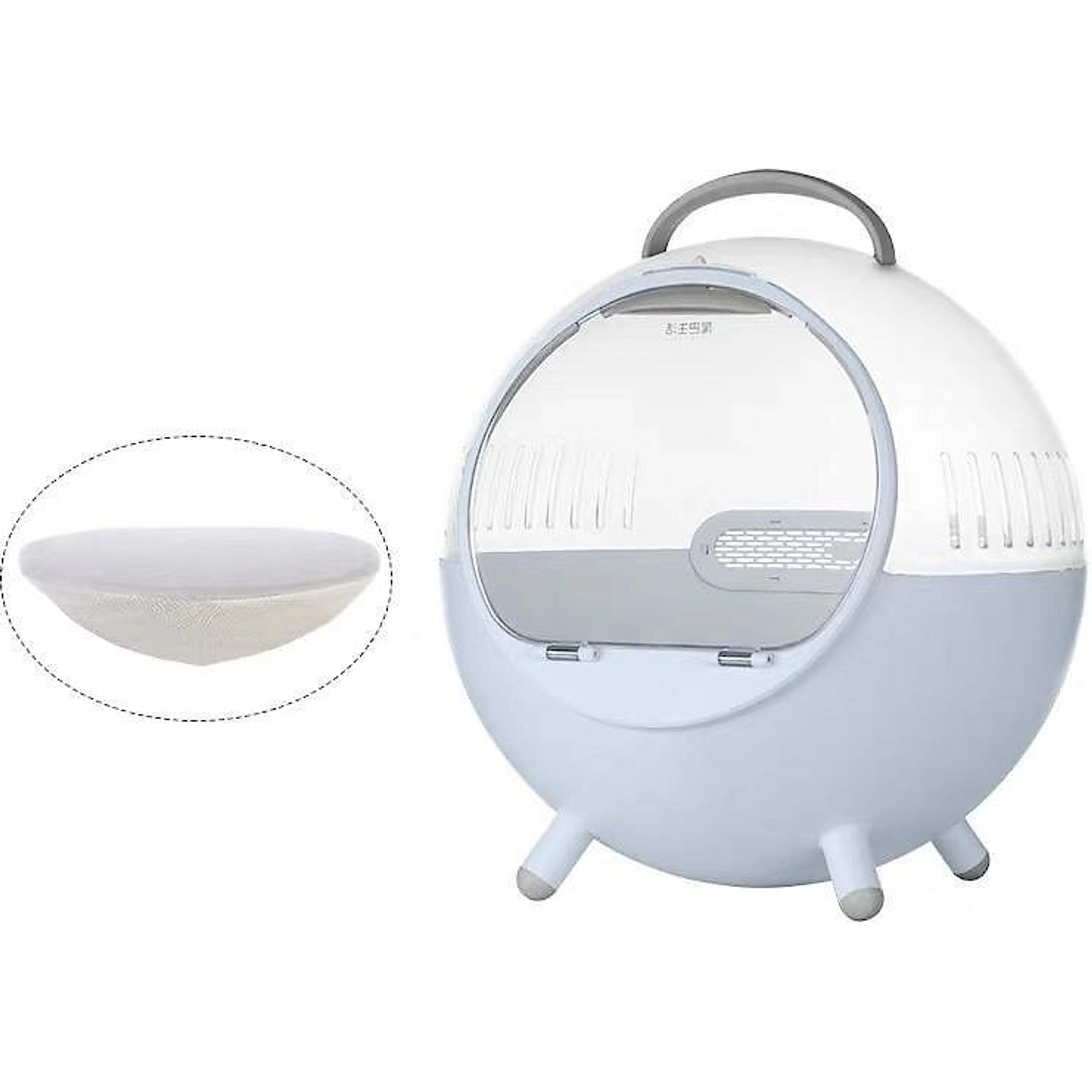 FURRYTAIL Space Capsule Cat Bag & Cat Carrier, Small, Blue - Chewy.com