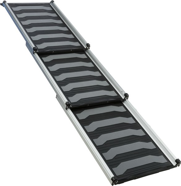 TRIXIE 69-in Heavy Duty Telescoping Dog Ramp, Silver/Black - Chewy.com