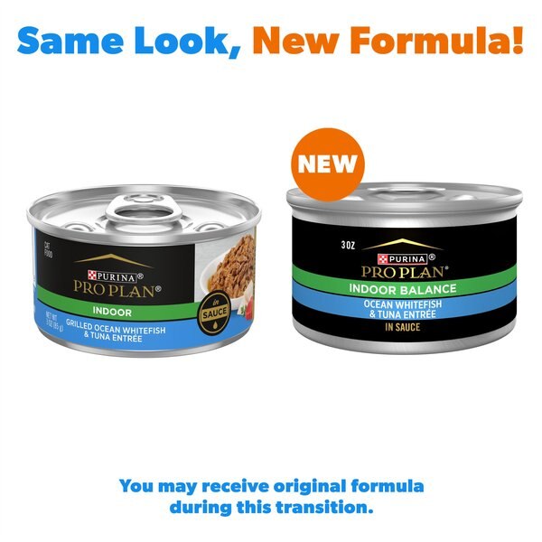 PURINA PRO PLAN Indoor Grilled Ocean Whitefish & Tuna Entrée Wet Cat ...