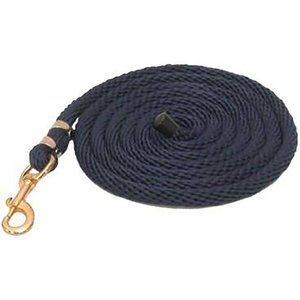 GATSBY Polypropylene Horse Lead & Snap, Navy, 10-ft - Chewy.com