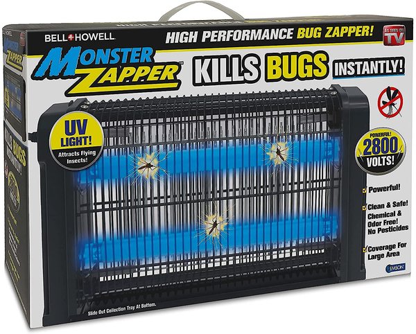 BELL + HOWELL Monster 2 800-Volt Electric Indoor Pest Control Zapper ...