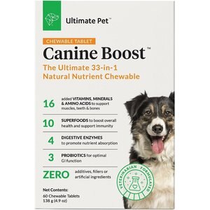 ULTIMATE PET NUTRITION Canine Boost Powder Supplement for Dogs, 3.17-oz ...