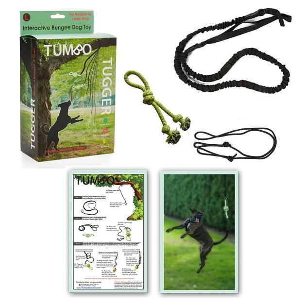 TUMBO Tugger Dog Toy, Green, Large - Chewy.com