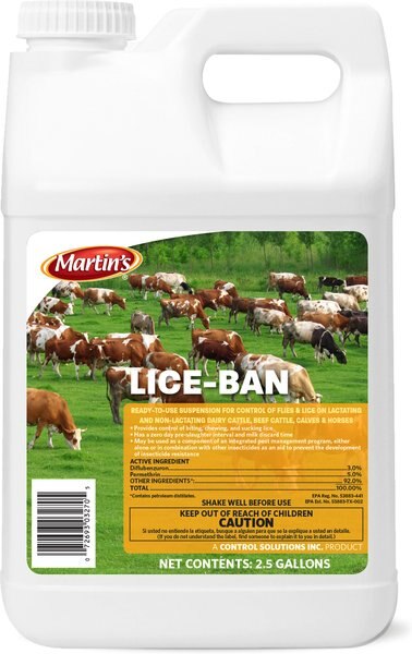 MARTIN'S Lice-Ban Pour-On Cattle Insecticide, 2.5-gal - Chewy.com