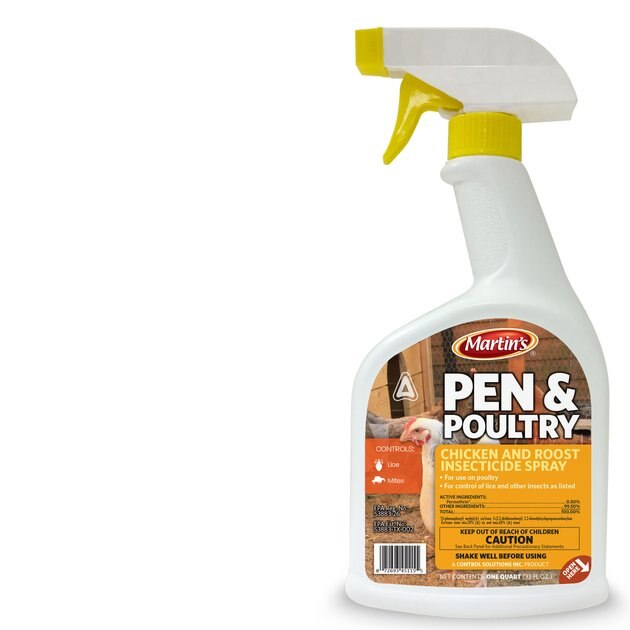 MARTIN'S Pen & Poultry Chicken & Roost Insecticide Spray, 32-oz - Chewy.com