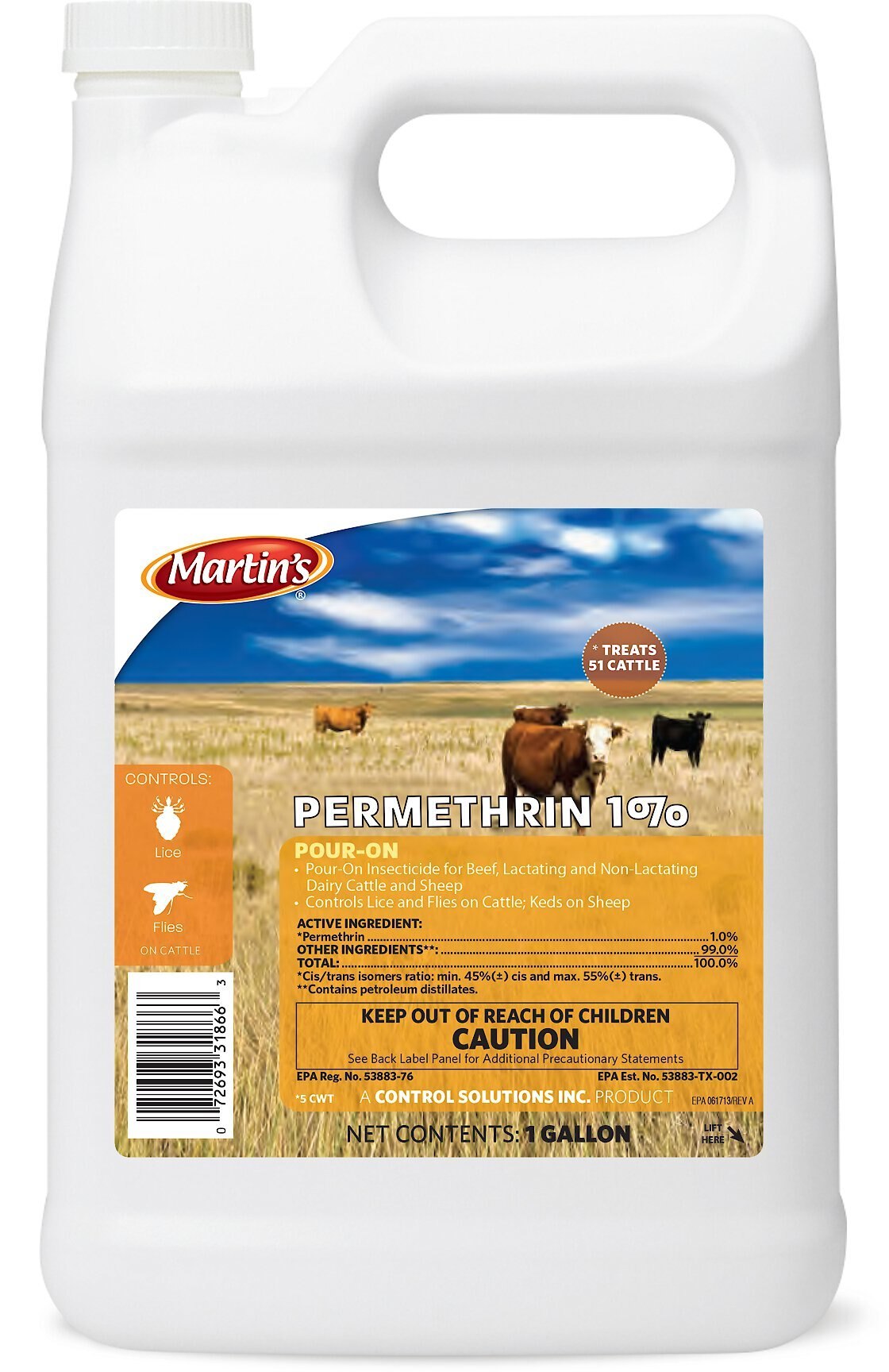 Questions and Answers about MARTIN'S Permethrin 1% Pour-On Cattle ...