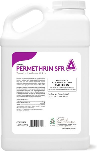 MARTIN'S Permethrin 36.8% SFR Concentrate Termiticide & Insecticide, 1. ...