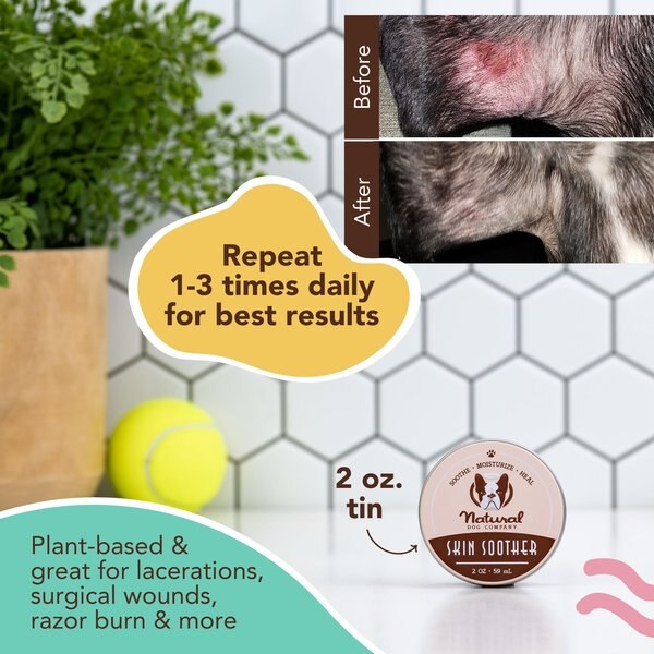 NATURAL DOG COMPANY Skin Soother Dog Healing Balm, 2-fl oz tin - Chewy.com