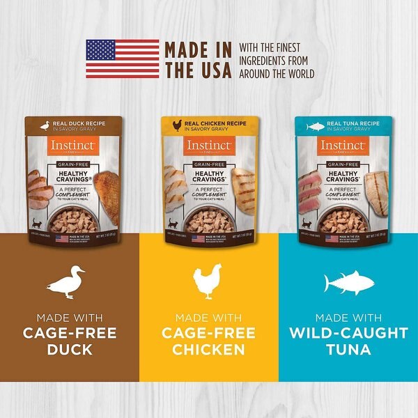 INSTINCT Healthy Cravings Grain-Free Cuts & Gravy Recipe Variety Pack ...