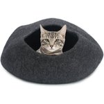 FRISCO Modern Elevated Wrought Iron Cat Bed with Eyelash Cushion, One ...