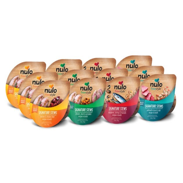 NULO FreeStyle Signature Stews Cat & Kitten Grain-Free Variety Pack Cat ...