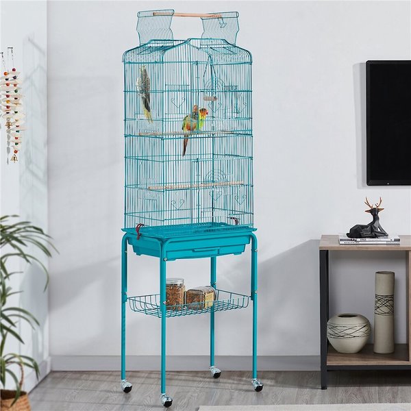 Out of Stock - YAHEETECH 54-in Rolling Metal Large Parrot Cage Mobile ... Out of Stock - YAHEETECH 54-in Rolling Metal Large Parrot Cage Mobile ...