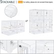 YAHEETECH 18-in Wide Stackable Divided Breeder Cage, White - Chewy.com