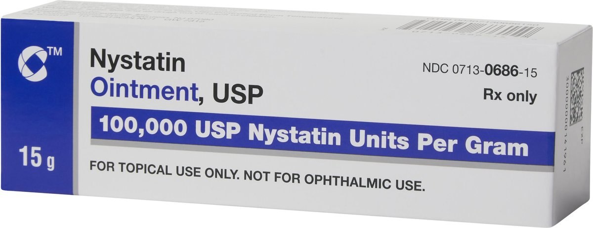 NYSTATIN Ointment, 100,000 units/gm, 15 gm - Easy Refills | Chewy Rx