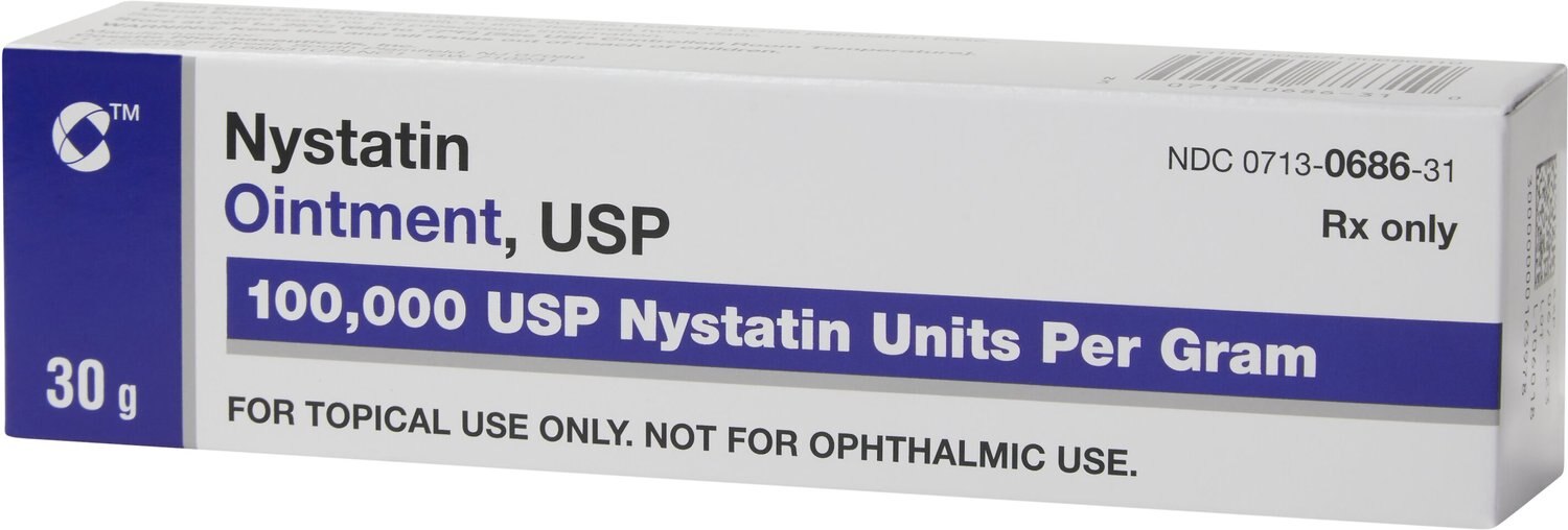 NYSTATIN Ointment, 100,000 units/gm, 30 gm - Chewy.com