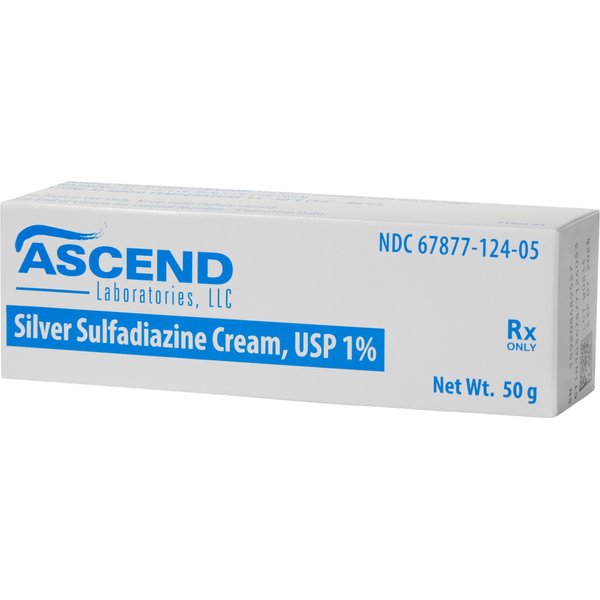SILVER SULFADIAZINE Cream, 1%, 50-gm tube - Chewy.com