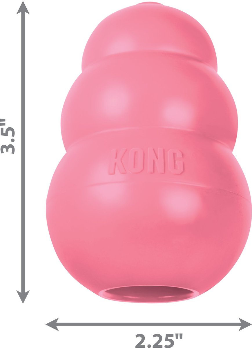KONG Puppy Chew Dog Toy, Pink, X-Small - Chewy.com