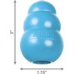 KONG Puppy Chew Dog Toy, Blue, Small - Chewy.com