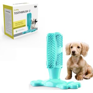 HANAMYA Bone-Shaped Toothbrush Dog Chew Toy, Yellow - Chewy.com