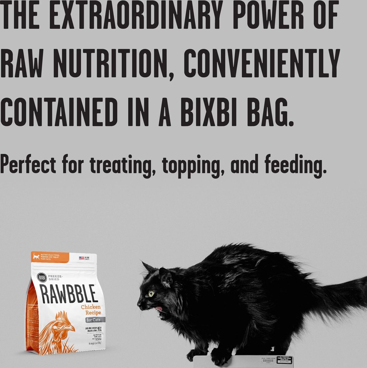 Out of Stock - BIXBI RAWBBLE Chicken Recipe Grain-Free Freeze-Dried Cat ...