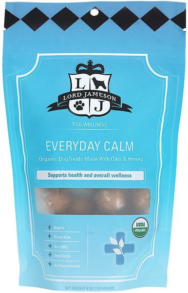 LORD JAMESON Everyday Calm Dog Treats, 6-oz bag - Chewy.com