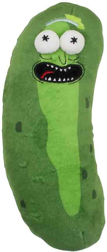 BUCKLE-DOWN Rick & Morty Pickle Rick Pose Dog Plush Squeaker Toy ...