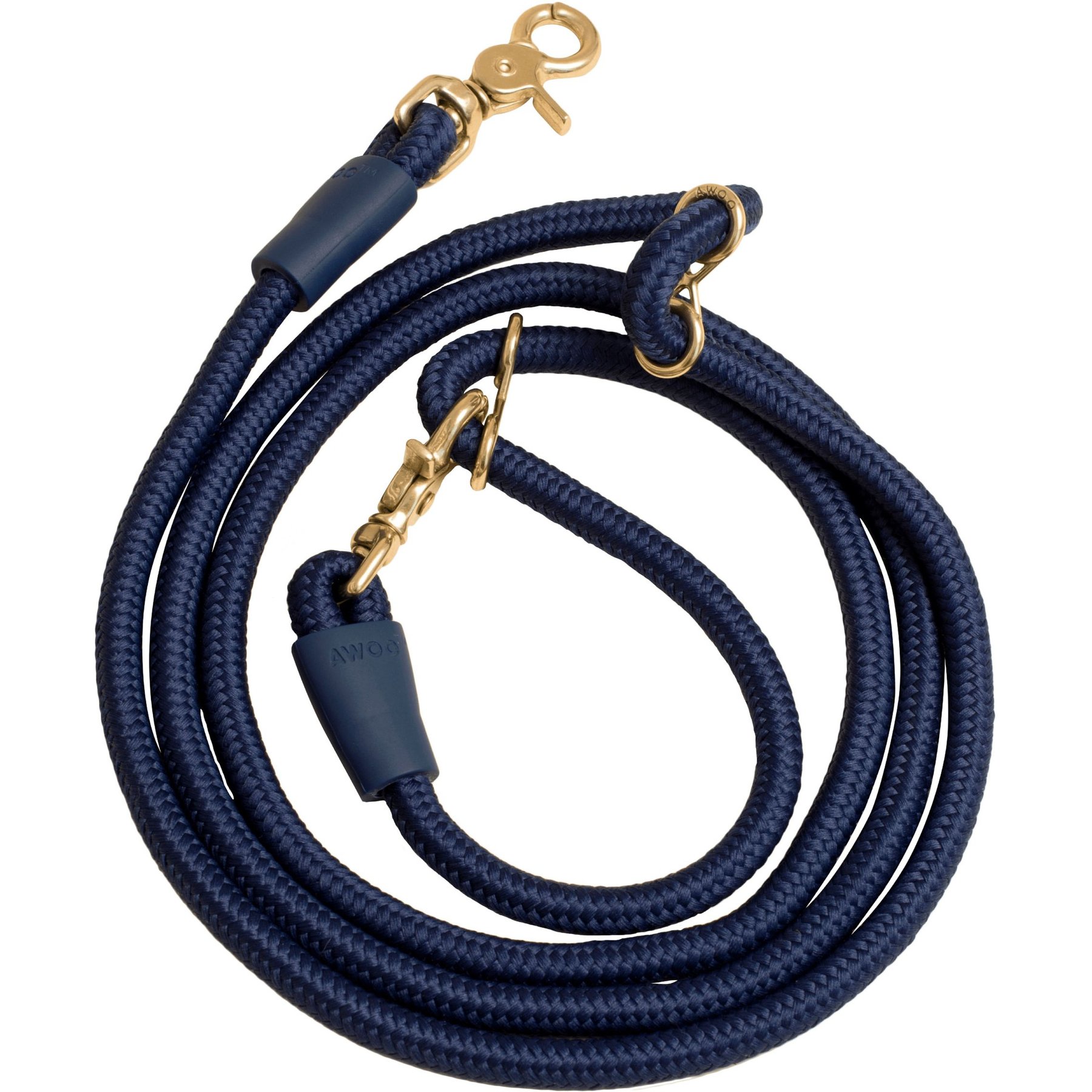 AWOO Infinity Standard Dog Leash, 7-ft long, Navy - Chewy.com