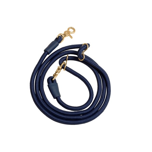 AWOO Infinity Standard Dog Leash, 7-ft long, Navy - Chewy.com