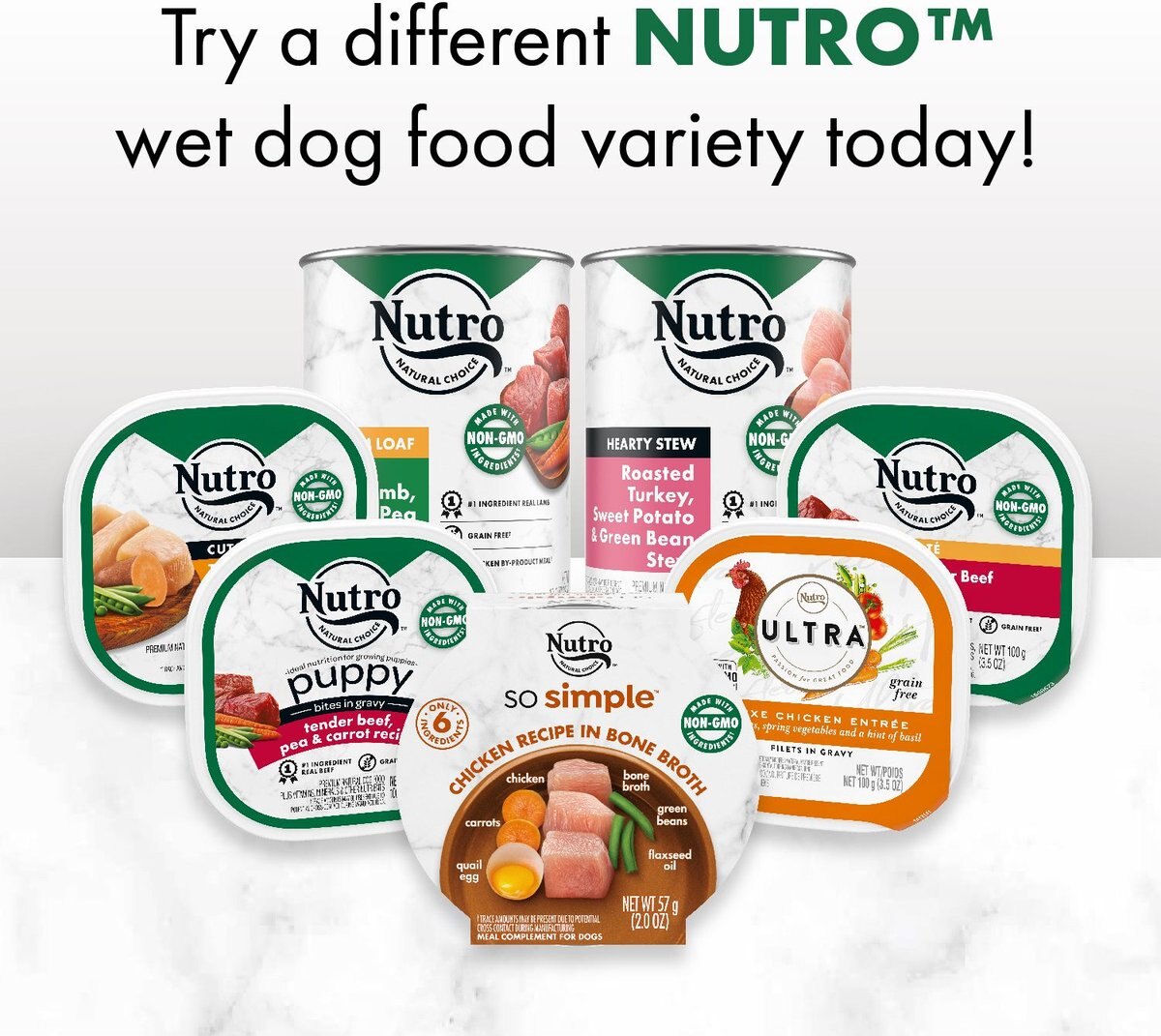 NUTRO So Simple Meal Complement Chicken & Duck Recipe in Bone Broth ...