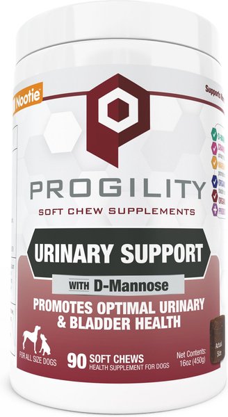 NOOTIE Progility Urinary Support with D-Mannose Soft Chew Supplement ...
