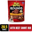 PUP-PERONI Rounds Beef Short Rib Dog Treats, 20.5-oz pouch - Chewy.com