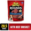PUP-PERONI Rounds Beef Brisket Dog Treats, 20.5-oz pouch - Chewy.com