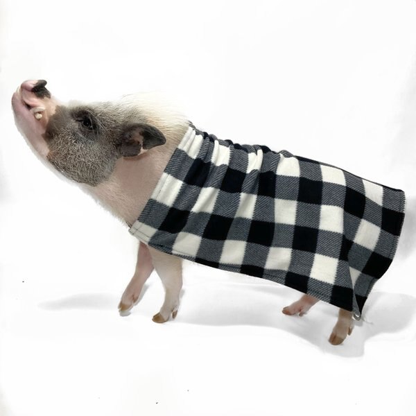 Discontinued - MORTY'S PIG CLOTHES Easy-on Elastic Fleece Cloak Dog ...