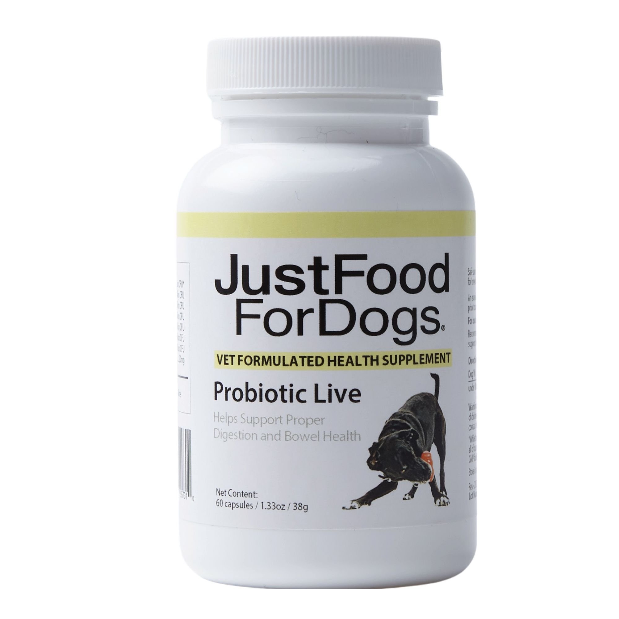 Questions and Answers about JUSTFOODFORDOGS Probiotic Live Capsule ...