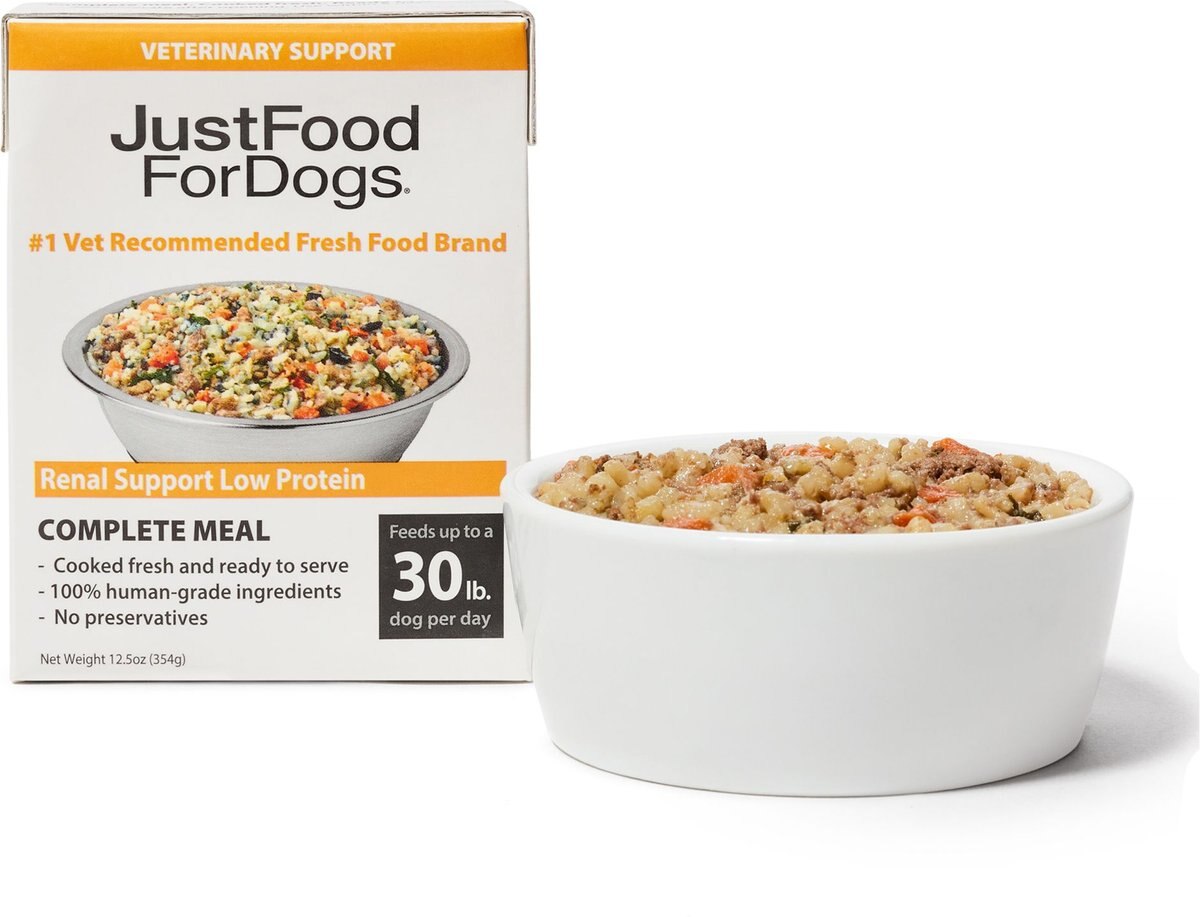 JUSTFOODFORDOGS Veterinary Diet PantryFresh Renal Support Low Protein ...