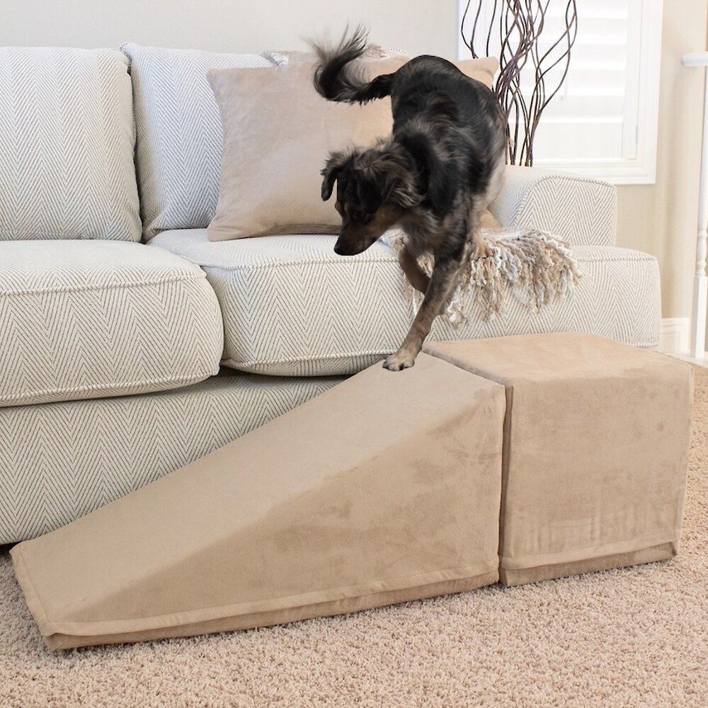 ROYAL RAMPS Dog & Cat Ramp & Landing, Oyster, 14-in - Chewy.com