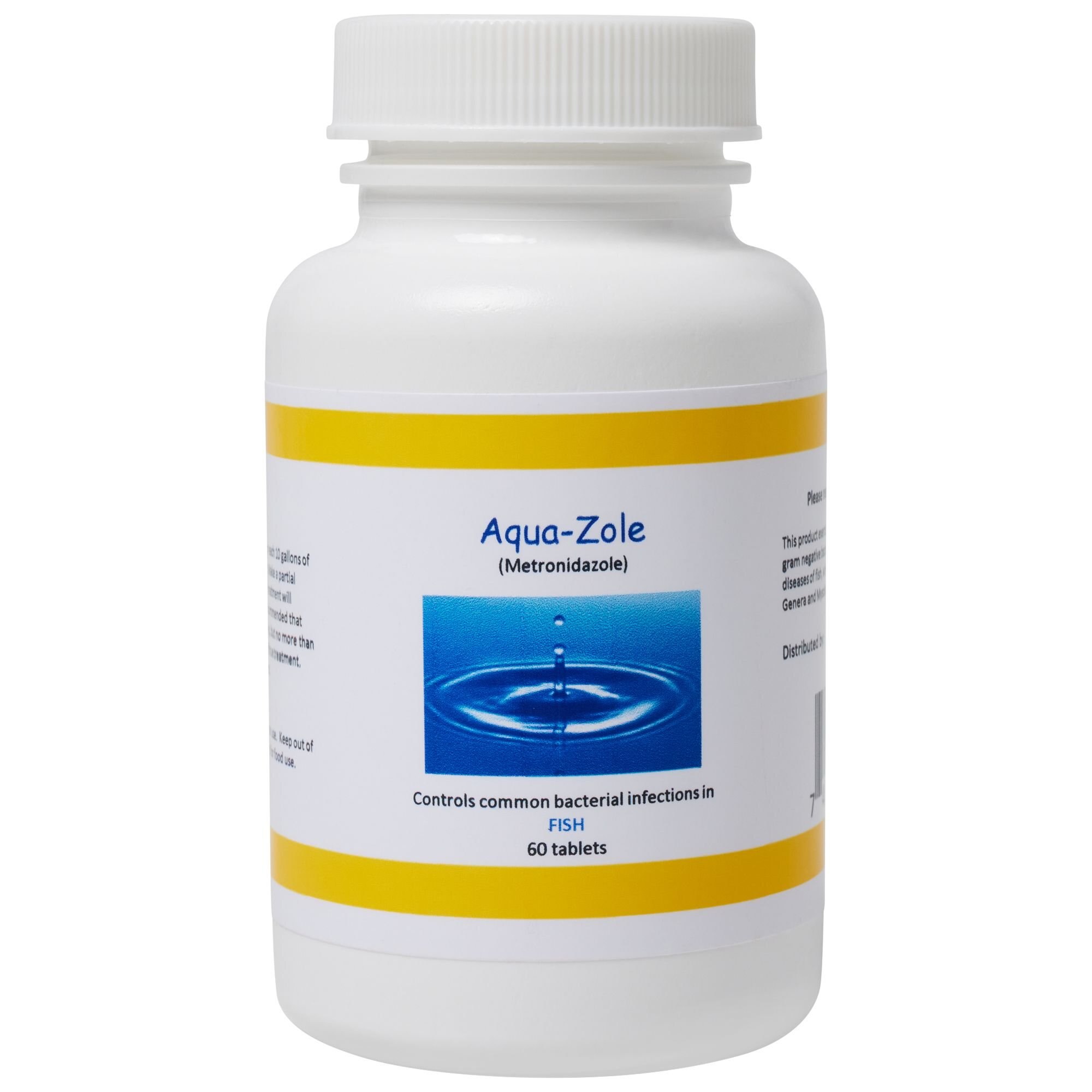 MIDLAND VET SERVICES Aqua-Zole Metronidazole Fish Antibiotic, 60 count ...