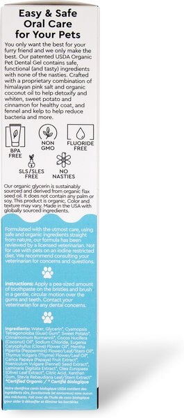 RADIUS USDA Organic Dog Toothpaste, 3-oz bottle - Chewy.com