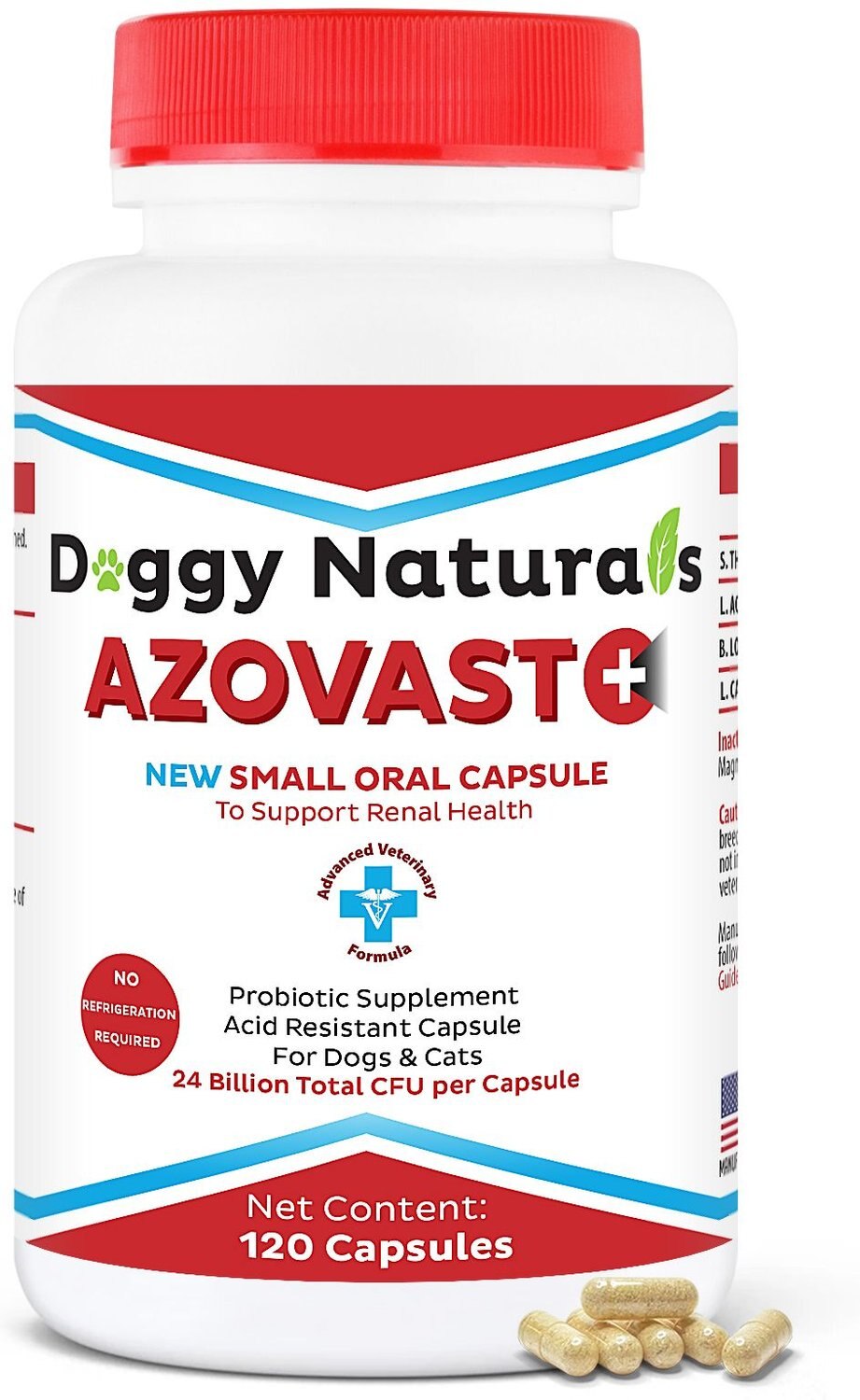 PET HEALTH PHARMA Azovast Plus Capsule Kidney Supplement for Dogs ...