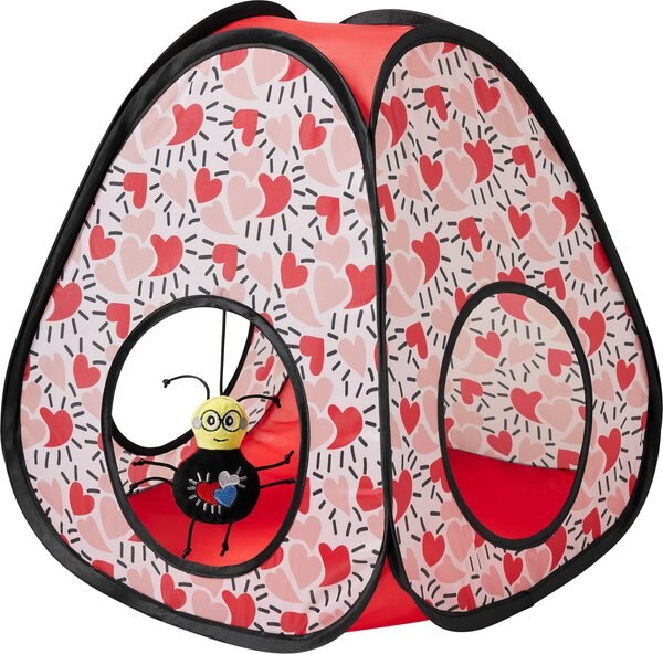 Temporarily Unavailable - FRISCO Valentine Love Bug Pop-Up Tent Cat Toy ...